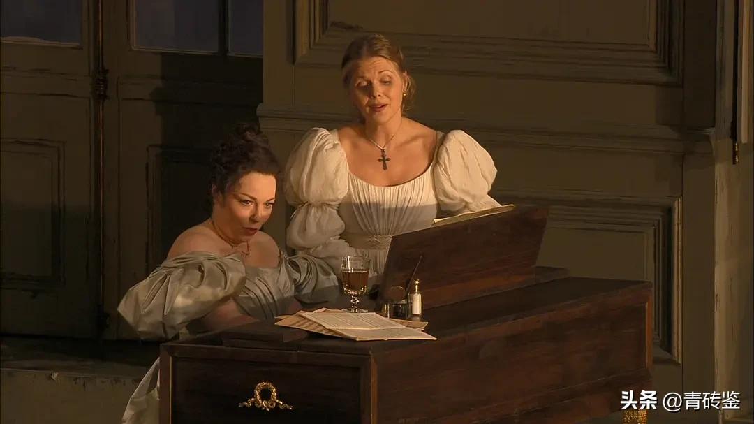 How does the dialogue in the movie "The Marriage of Figaro" express the ...