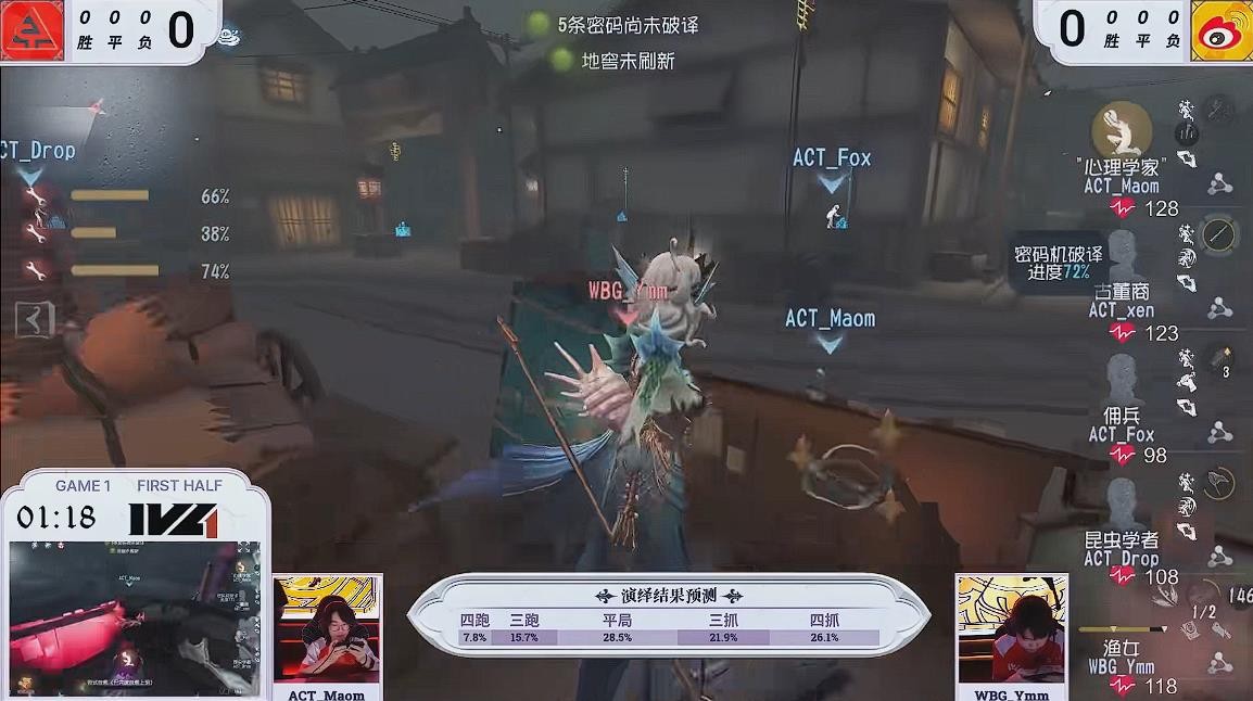 Identity V 2023 IVL Summer Season Regular Season W4D2 Second ACT vs WBG ...