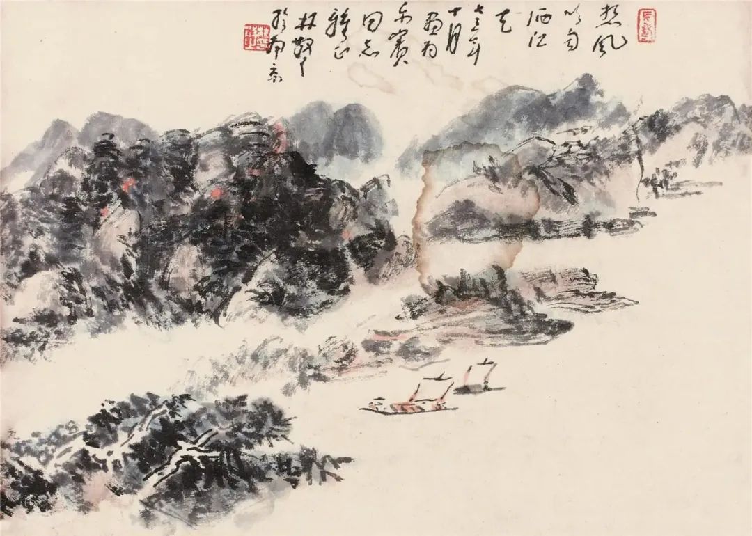 I only know that Lin Sanzhi's calligraphy is good, but his landscape ...