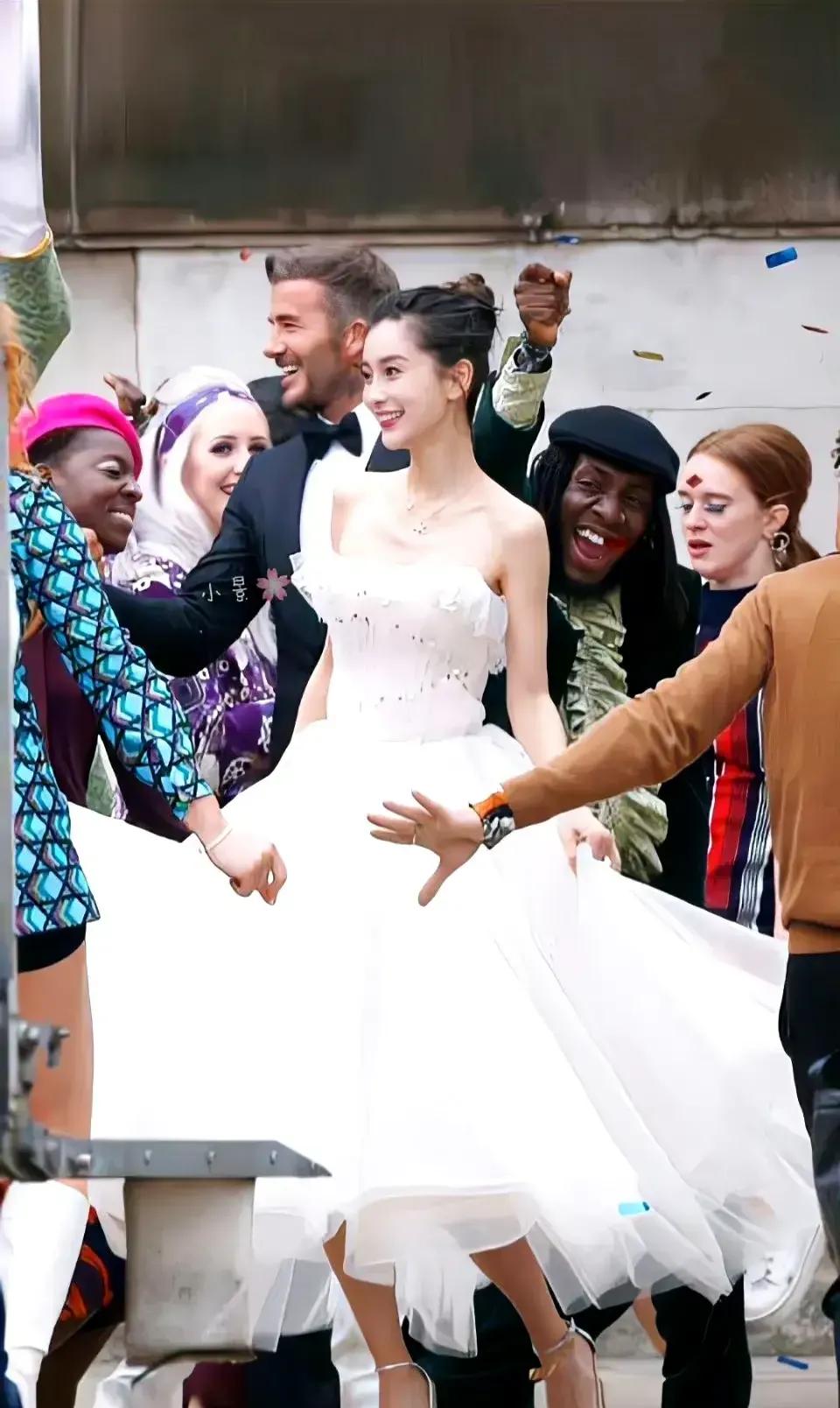 The beautiful Angelababy always surprises people, and the commercial ...