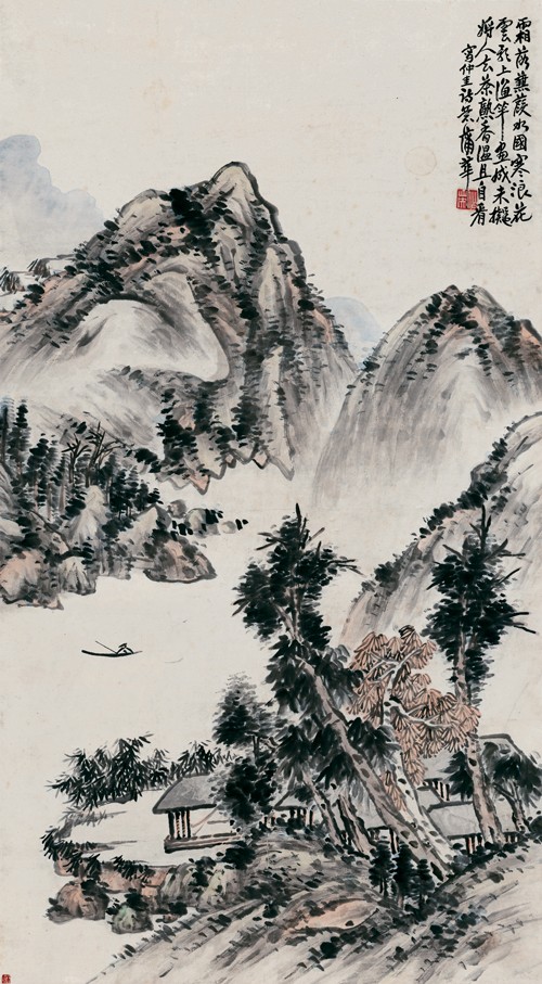 Elegant and peaceful, the artistic conception of landscape painting ...