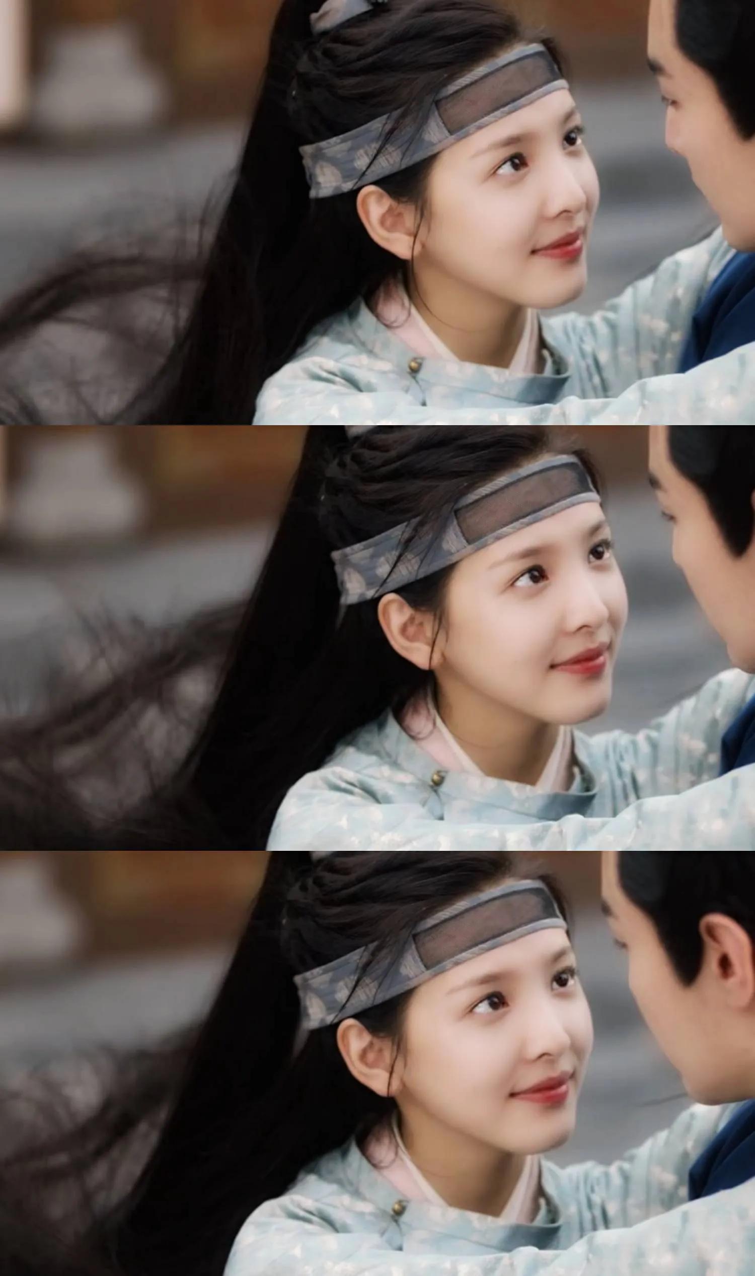 Zhang Ruonan's first love face flower - iNEWS