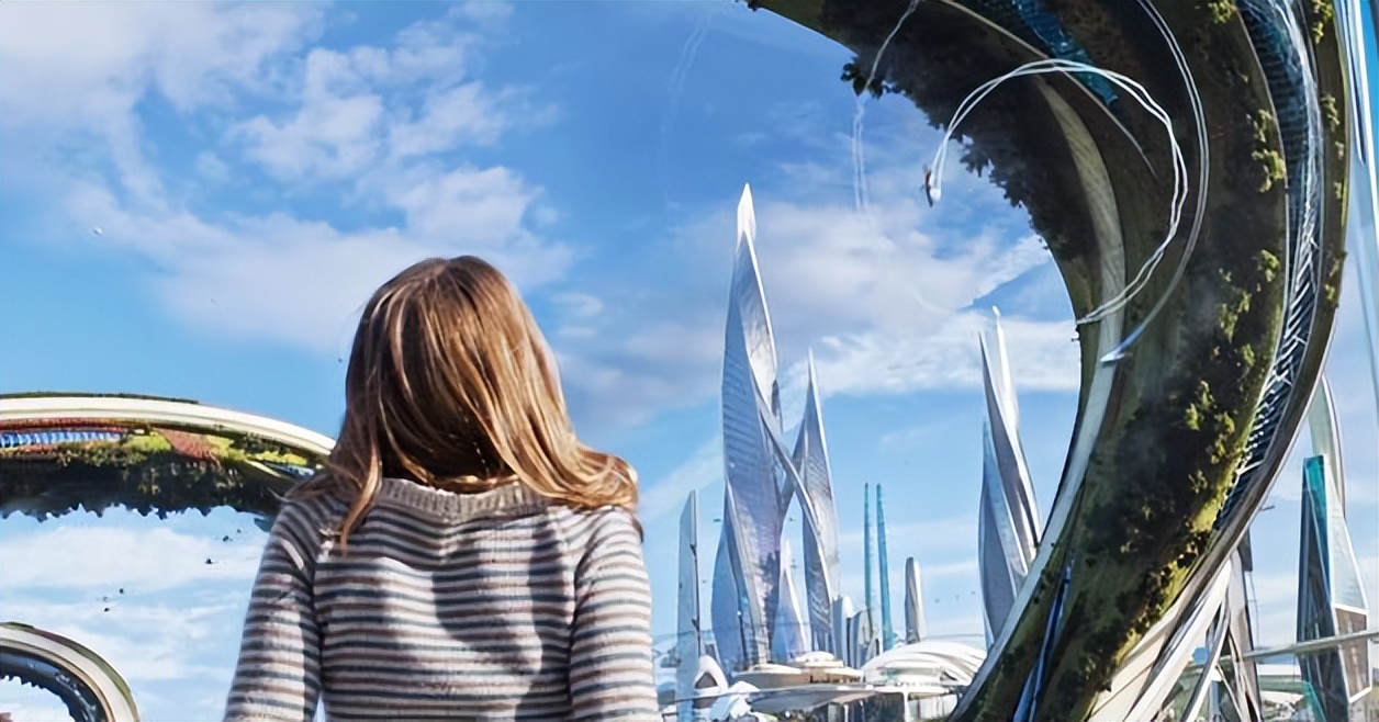 "Tomorrowland" combines science fiction and fantasy elements to tell ...