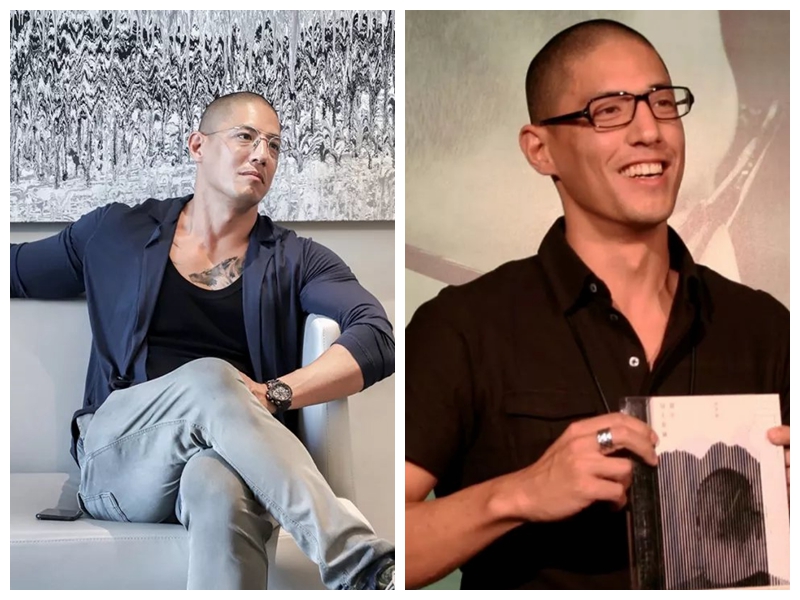 Gu Junye and Jiang Youbai have a rare group photo. Jiang Youbai's bald ...