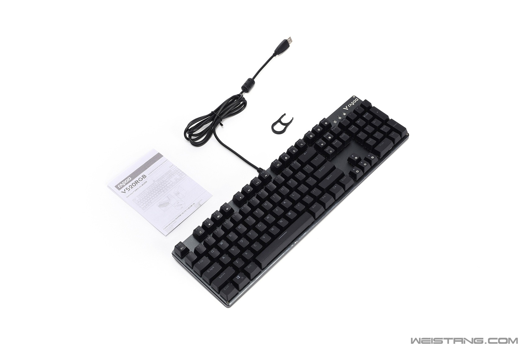 Rapoo V520 RGB alloy version mechanical keyboard evaluation - iNEWS