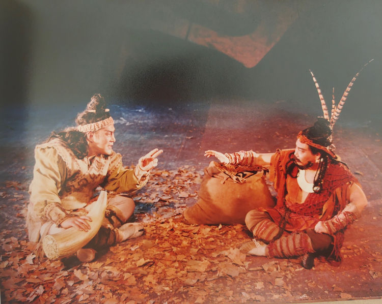 Lu Shuming, who played Guan Yu in the famous TV series "Romance of the ...