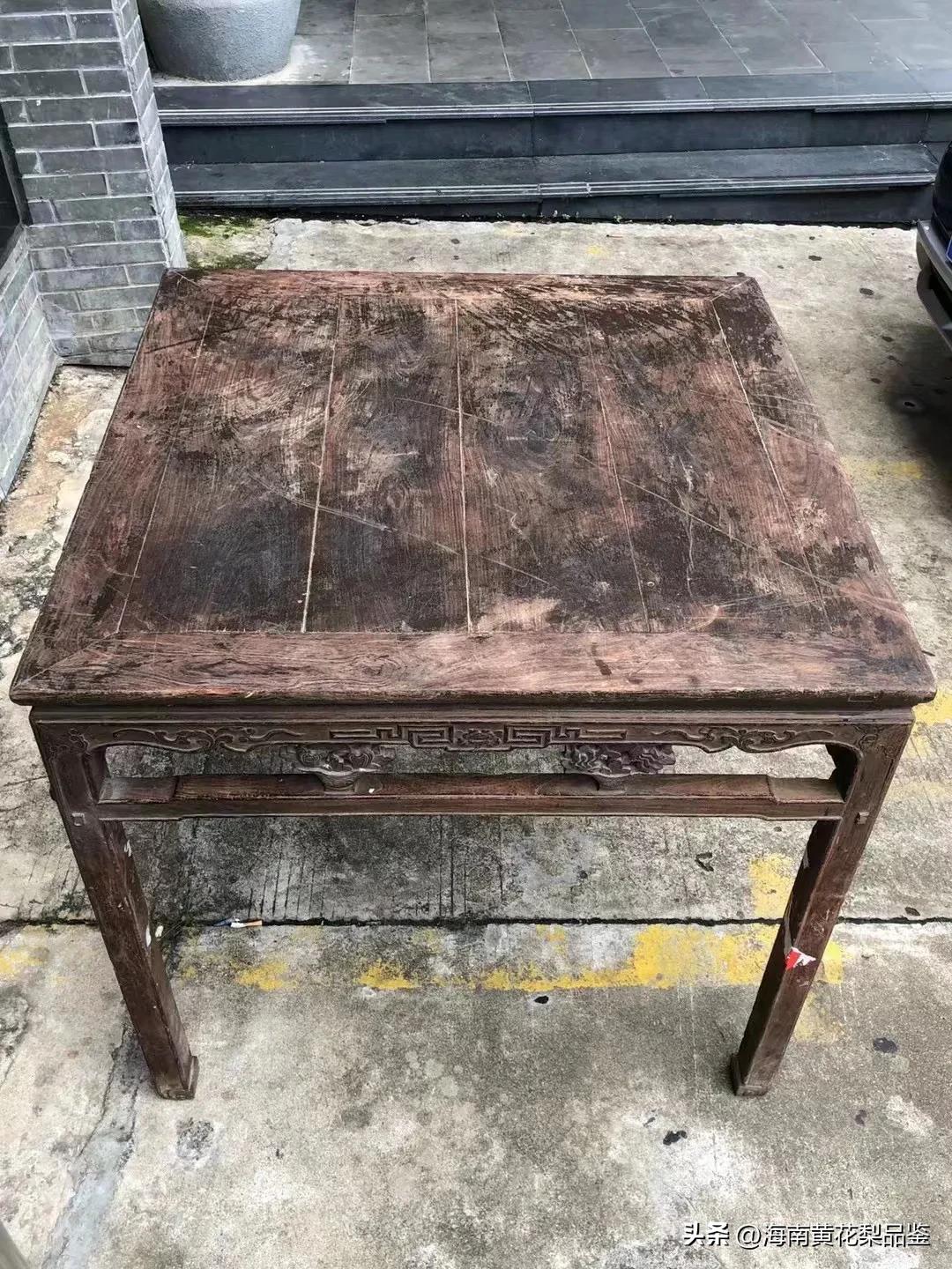 Hainan Huanghuali Qing Dynasty Old Eight Immortals Table Exquisite ...