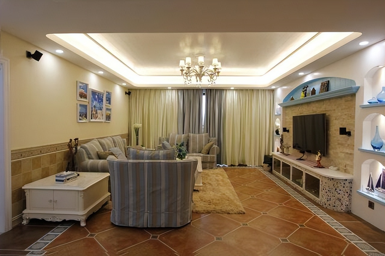 The 165-square-meter new house of a friend's house, the first time I ...