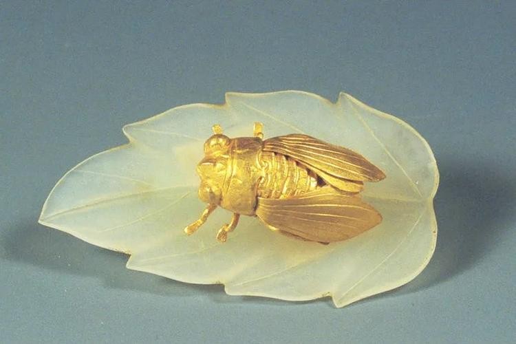 An ancient tomb was dug up in Suzhou, and a glowing "golden cicada" lay ...