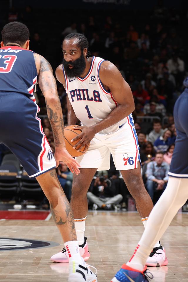 Harden's 23+7+17 runaway set 2 records, and the 76ers won 3 consecutive ...