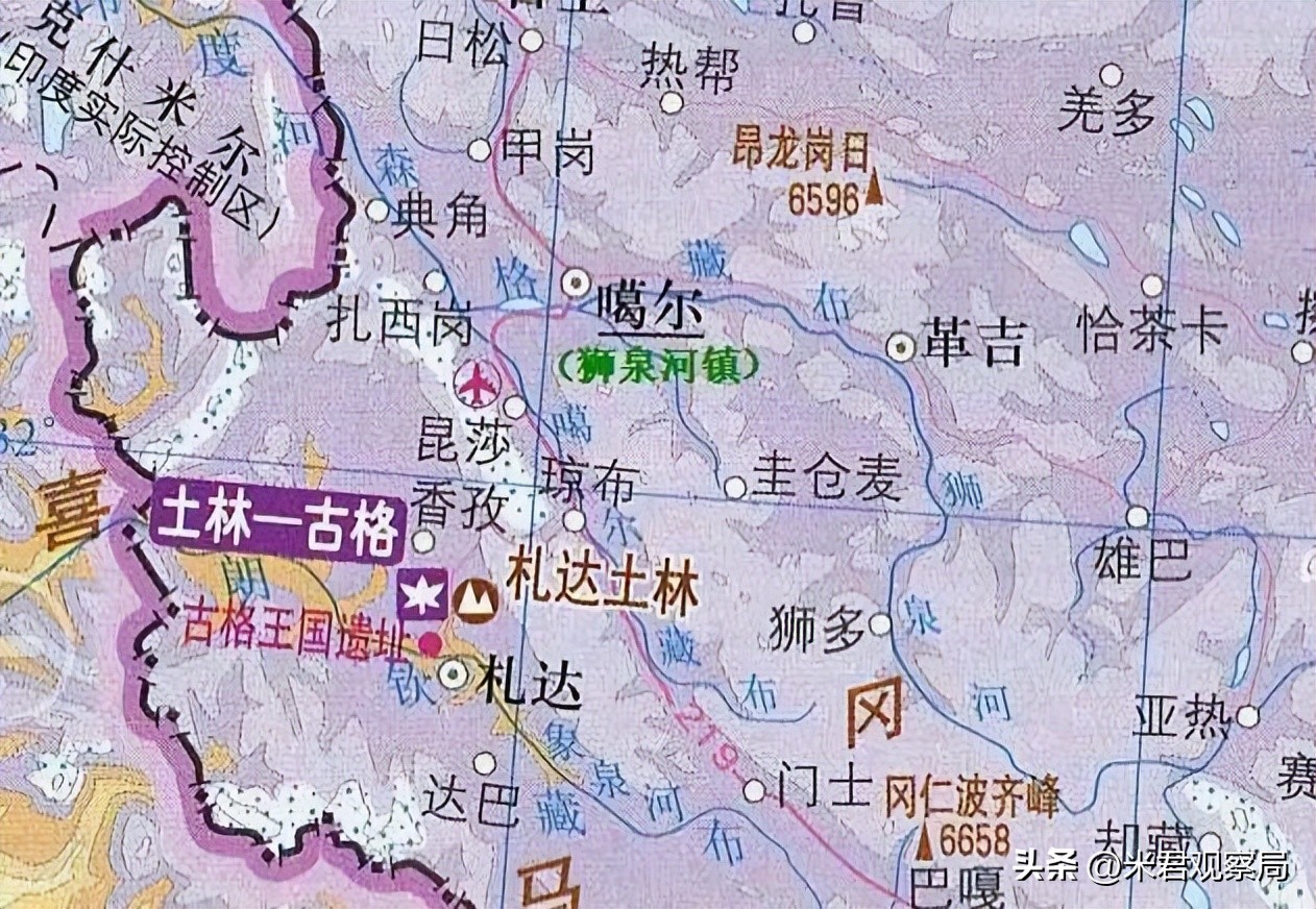 Shiquanhe Town on the upper reaches of the Indus River: a strategic ...