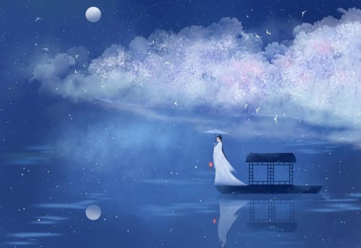 The moonlight hidden in the poems, which sentence touches your heart ...