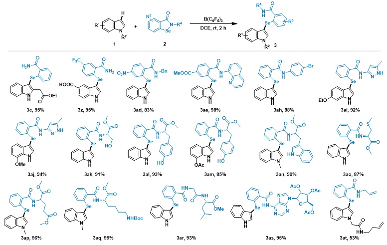 Click Selenization - modular construction of selenium-containing ...