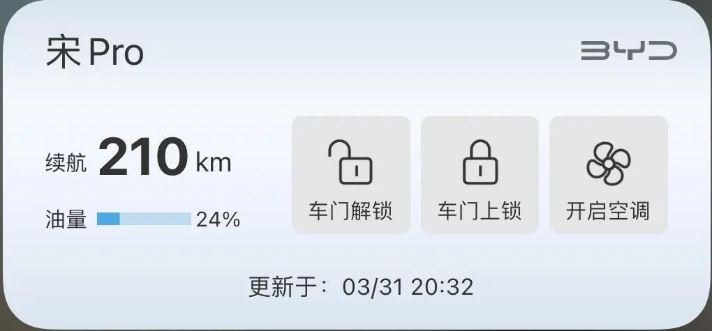 BYD APP remote control function - iNEWS