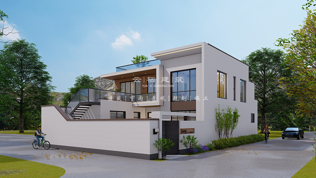 253㎡ modern small villa design, build your own holiday home - iNEWS
