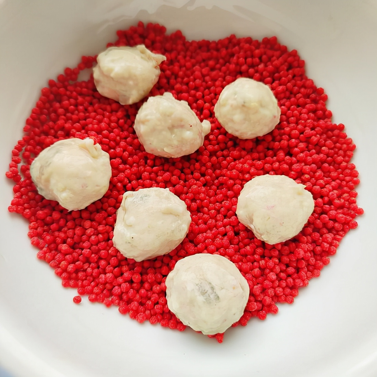 Lychee shrimp balls - iNEWS