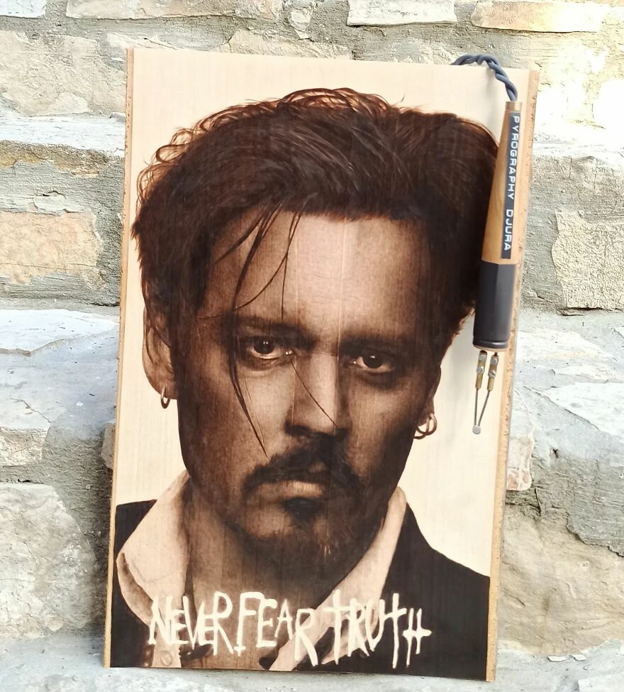 Shocking Art Burning Portraits - iNEWS