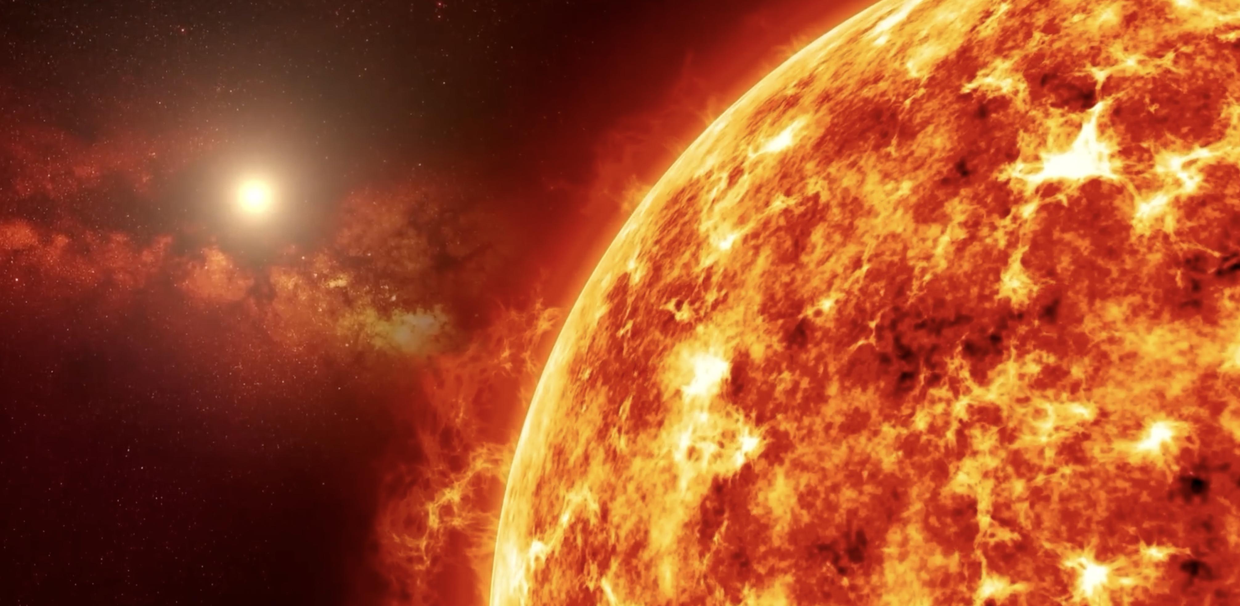 The red giant star Betelgeuse is gradually brightening. Will it go ...