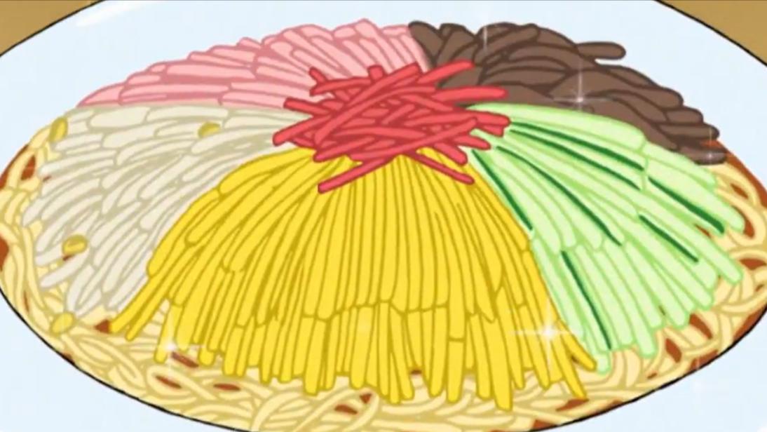 In "Crayon Shin-chan", he ran seven cities to eat Chinese cold noodles ...