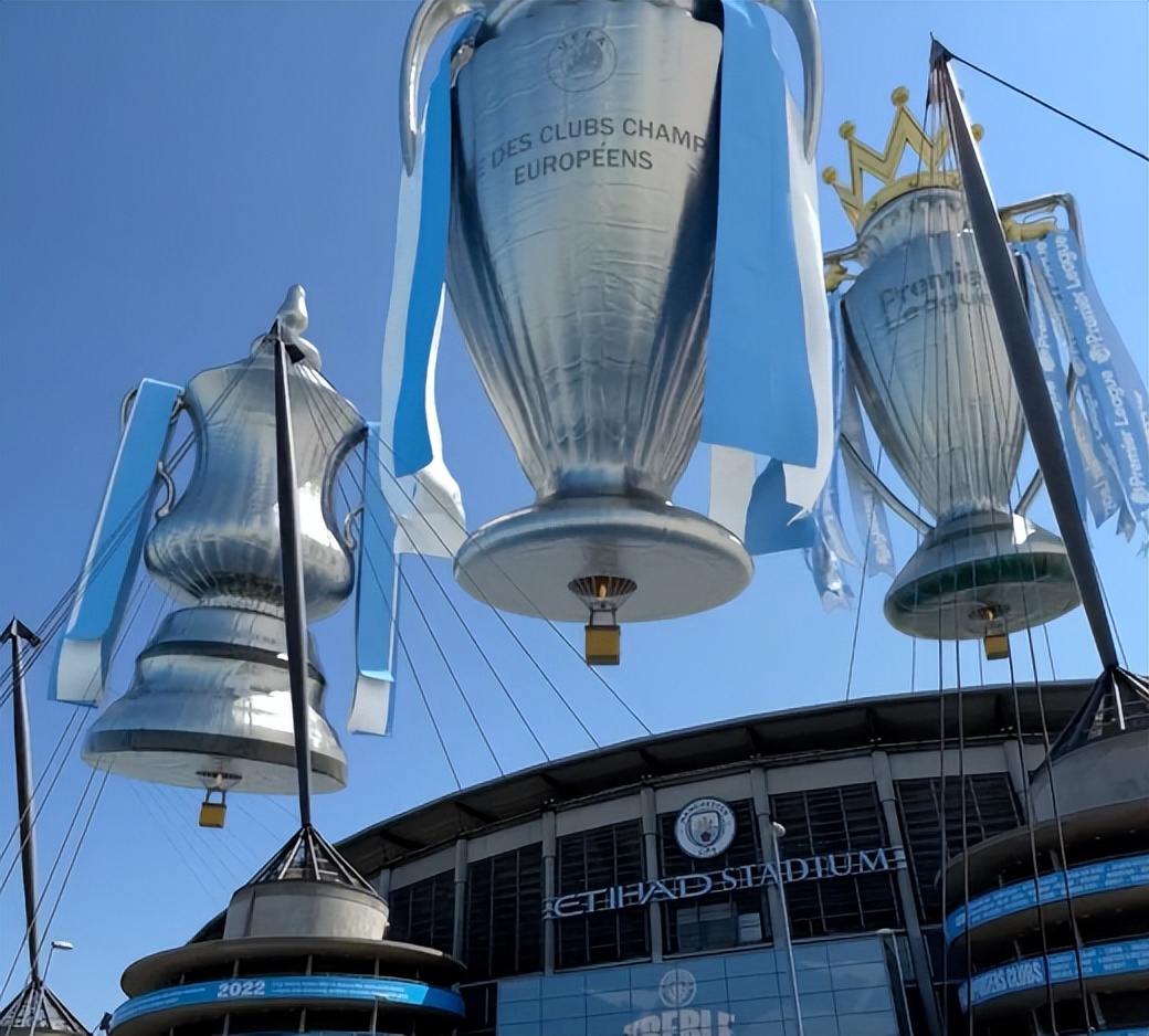 This is the Triple Crown! FA Cup Premier League Champions League trophy ...