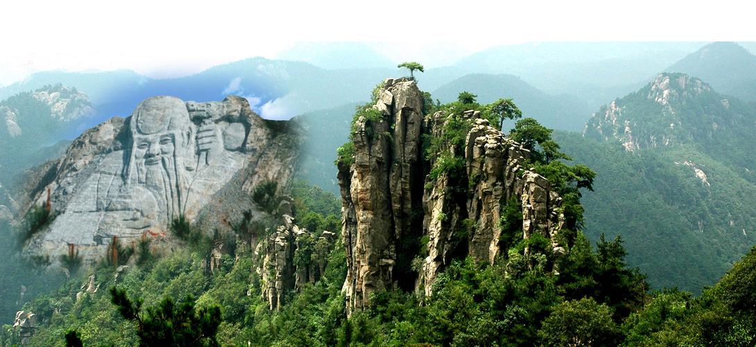 A health resort, the environment of Guimeng Scenic Area in Yimeng ...