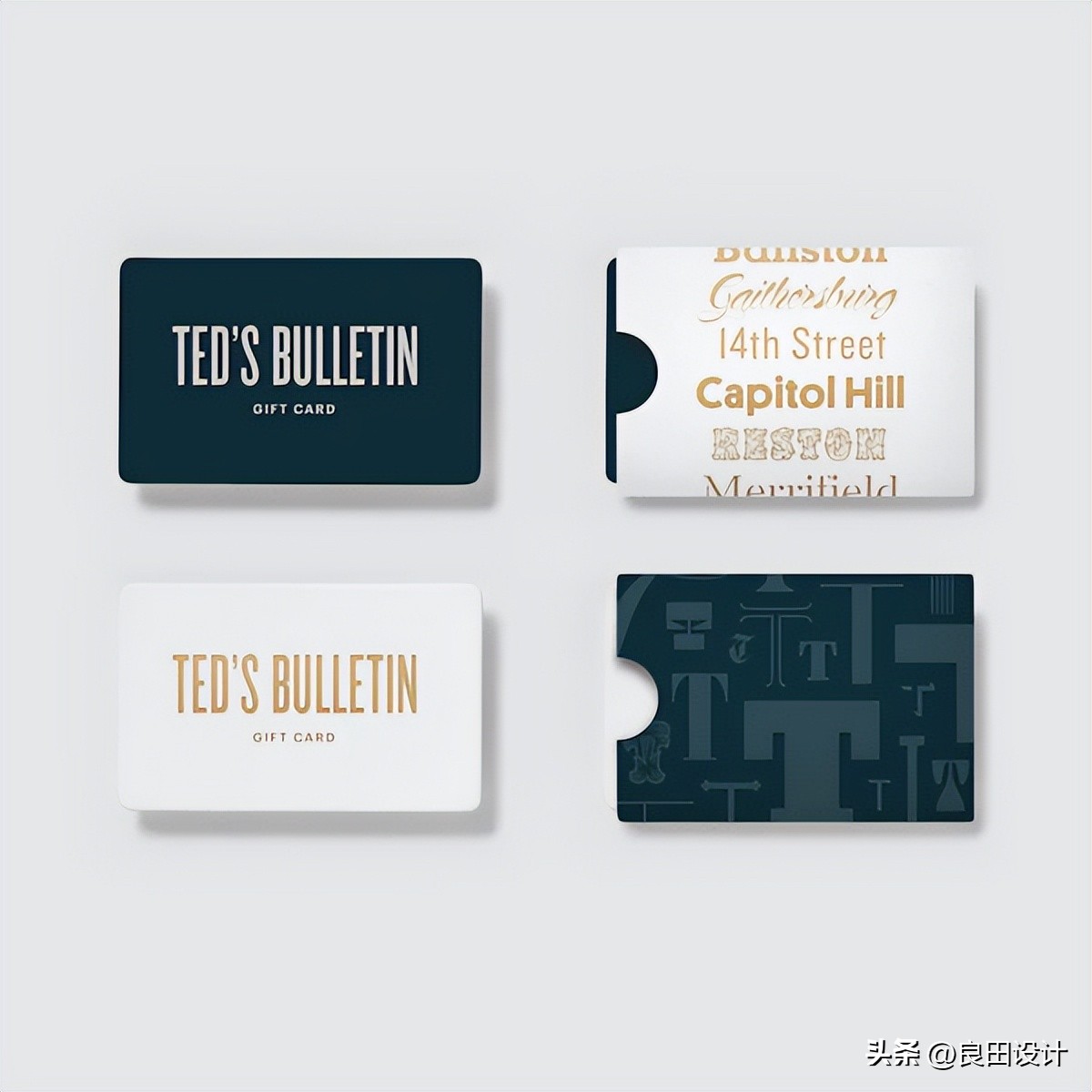 American cuisine Ted's restaurant visual identity design - iNEWS