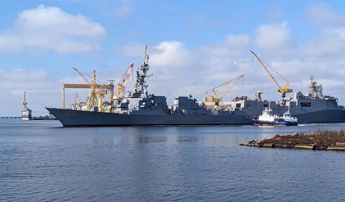 The latest U.S. destroyer sea trial, said it can exceed 055, where is ...