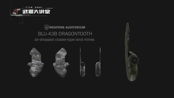 The U.S. BLU-43 Dragon Tooth Cluster Mine, an inhumane mine specially ...