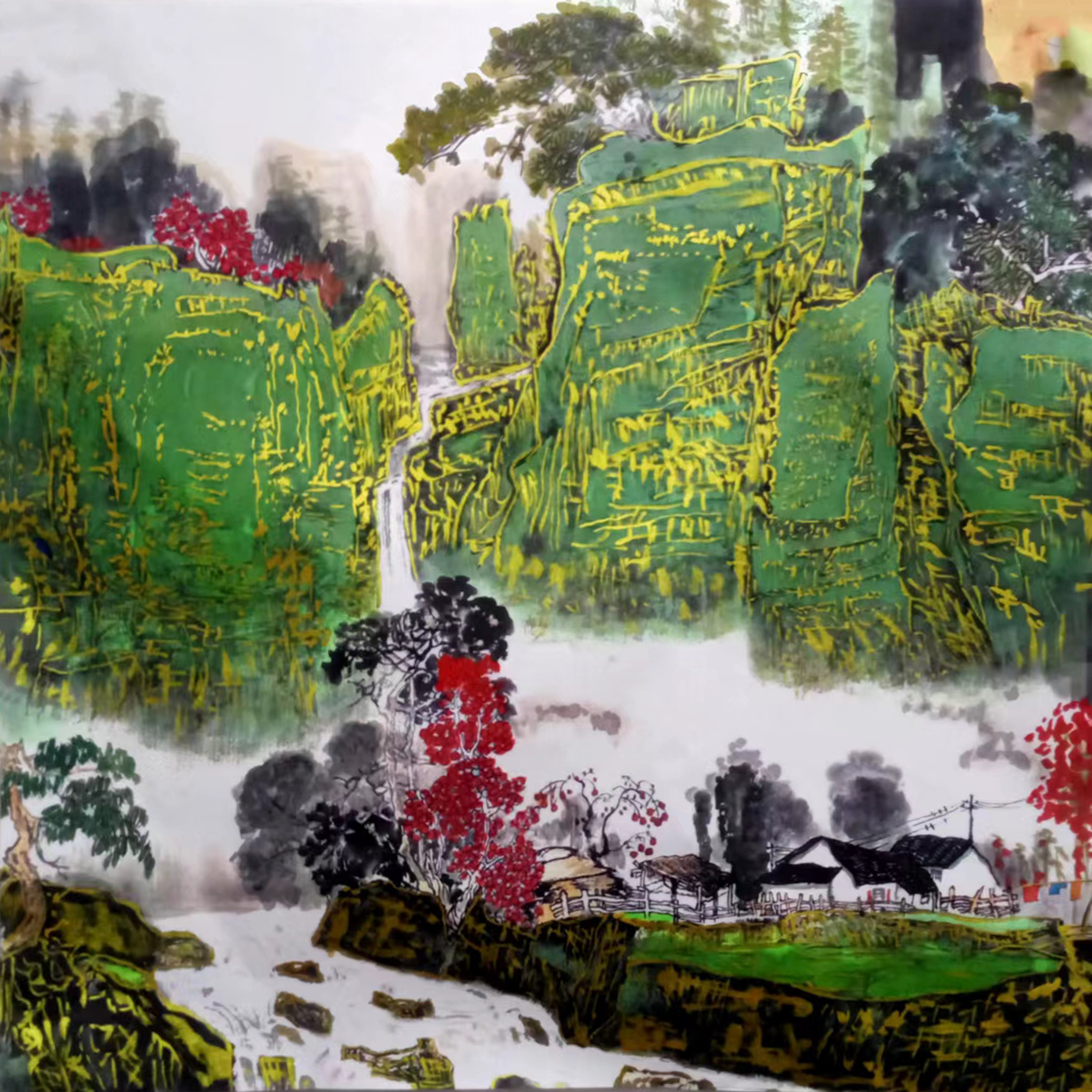 Calligraphy and painter Wang Fei - unique lyrical style of brush and ...