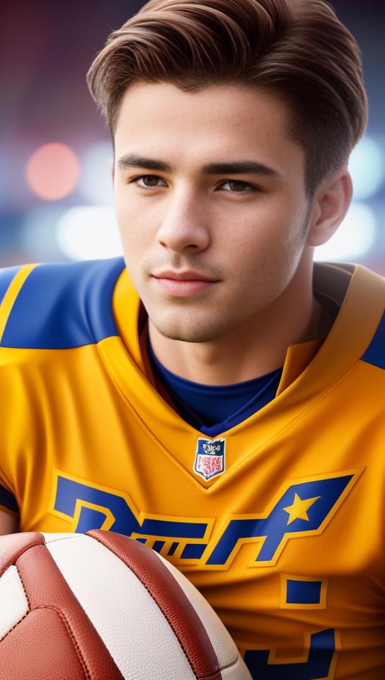 Super realistic football star male model - iNEWS
