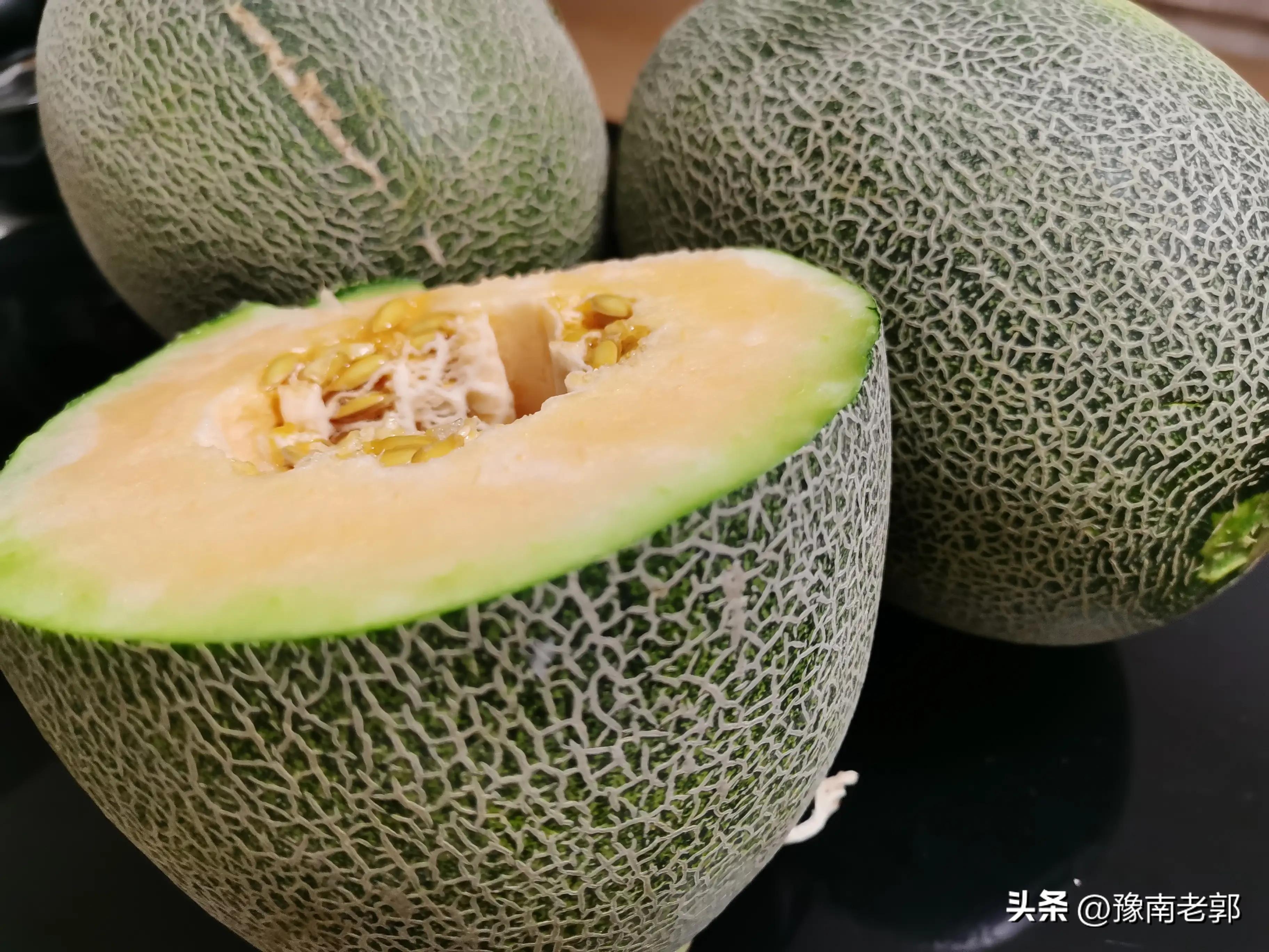 Xinjiang cantaloupe season, sweet and delicious melons in Urumqi, the ...