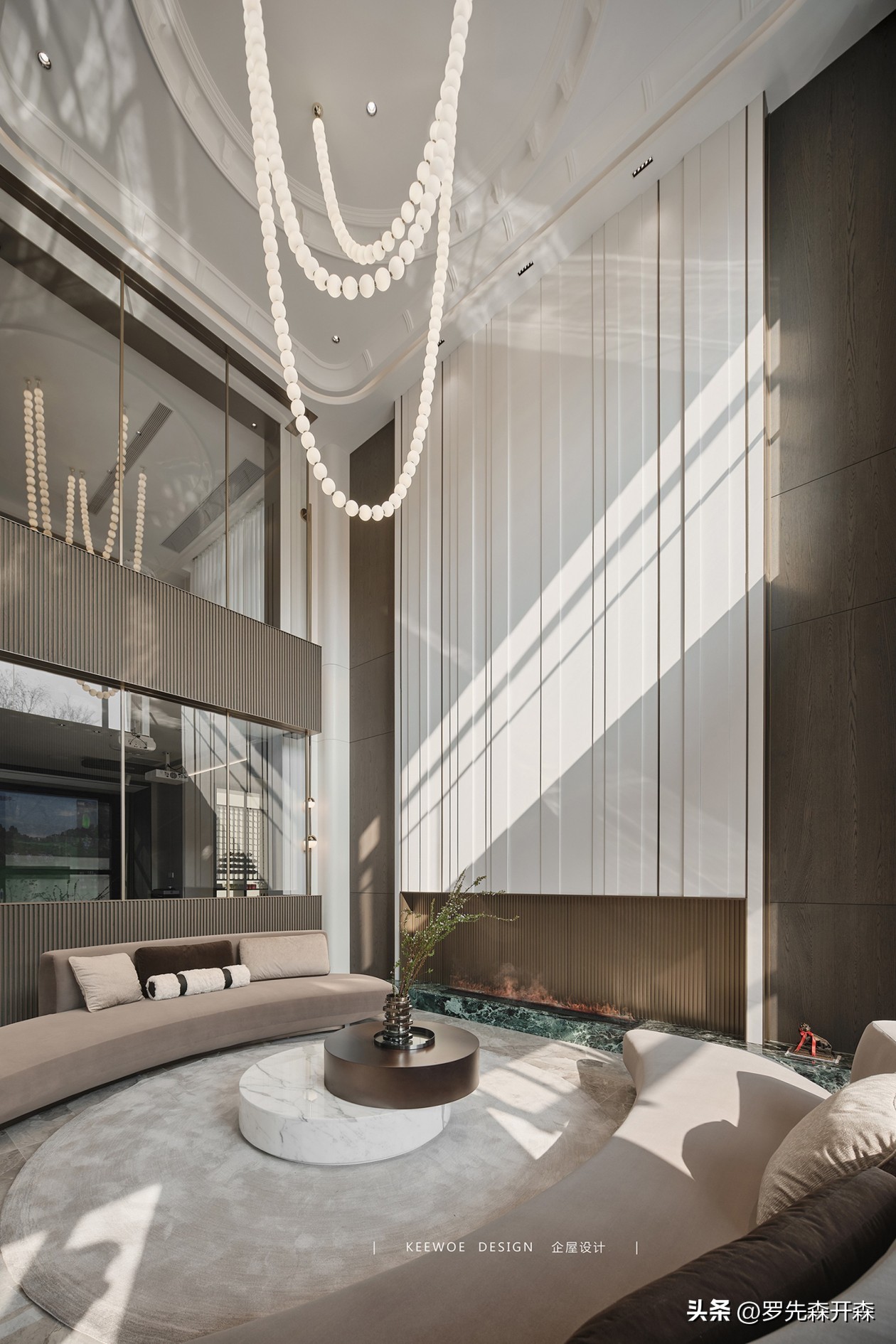 Real scene of 600㎡ five-storey villa design——texture and inward growth ...