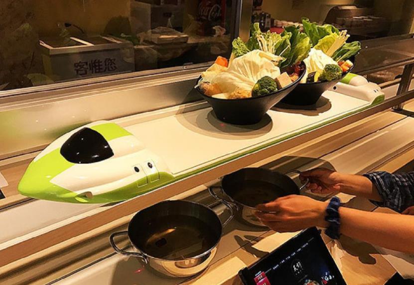 Kailixiang high-end intelligent food delivery revolving sushi equipment ...