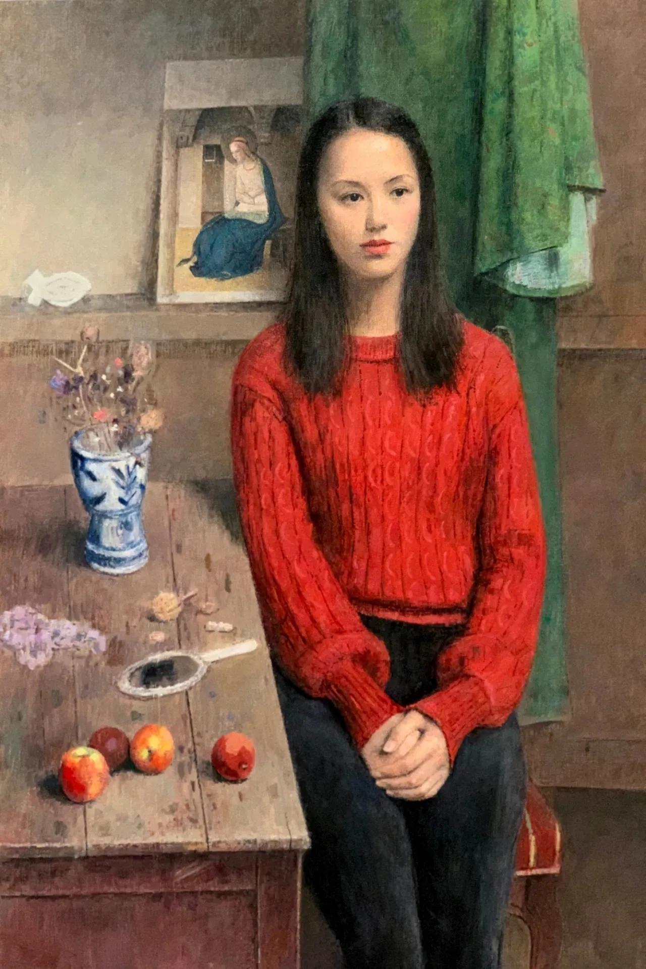 In the art of beauty body oil painting, Zhu Chunlin divides the ...