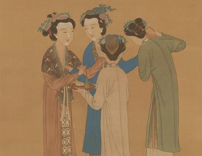 Tang Bohu's dream beauty? "Wang Shu Palace Prostitute Picture" Tang Yin ...