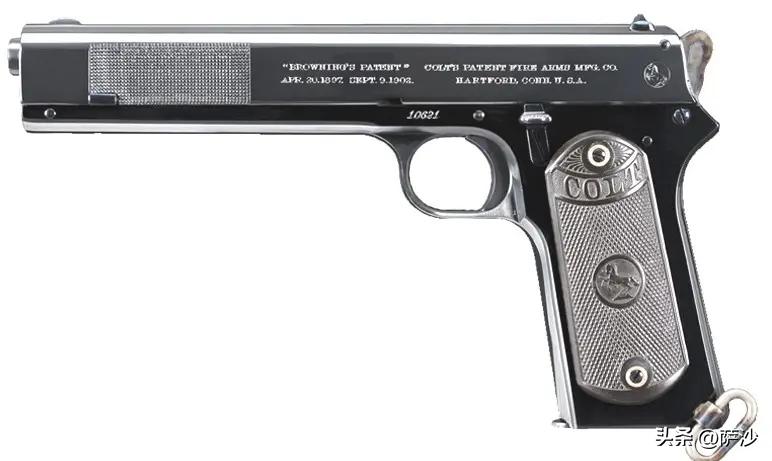 The Colt semi-automatic pistol M1902 with the highest shooting accuracy ...
