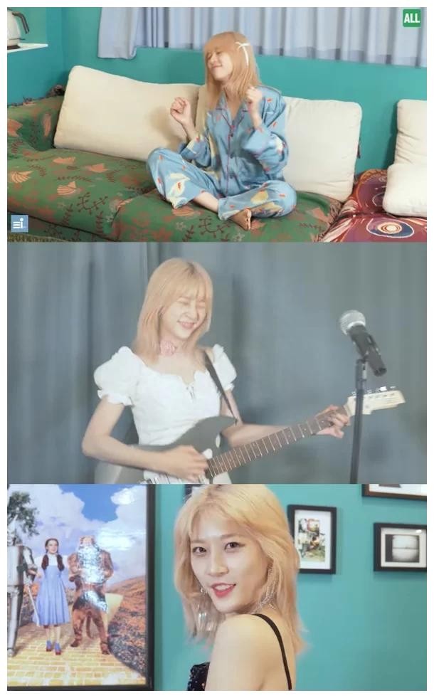 Kim Sae-ron stars in the MV and returns with a bright smile. Netizens ...