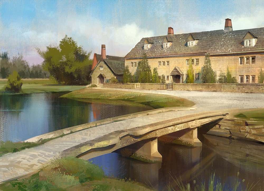 How to draw a good character background?Teach you to draw illustration ...