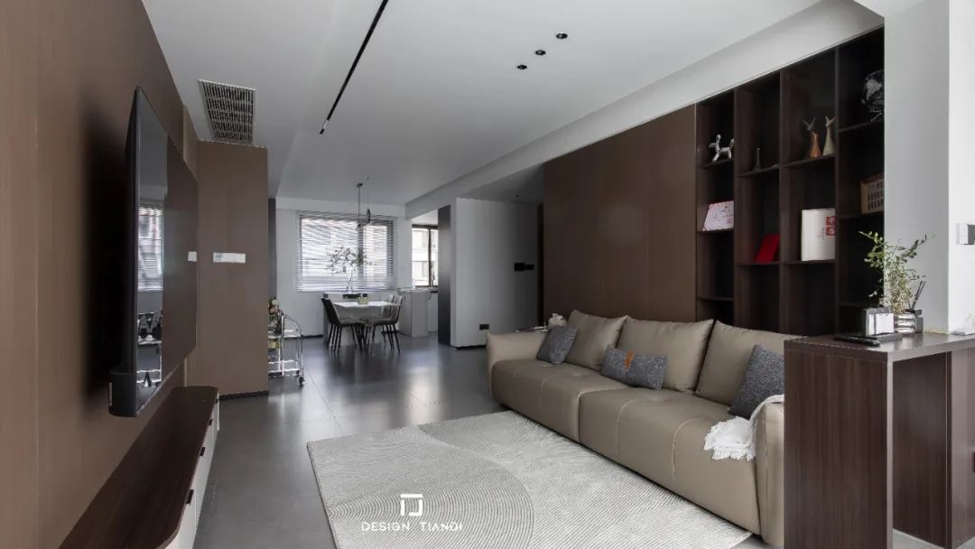 [Real scene case] 105 square meters of classic wood-colored space, the ...