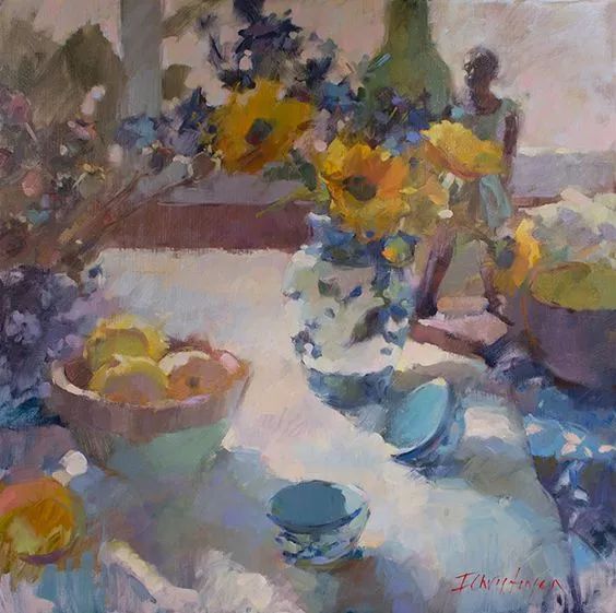 Looking at these paintings, you need to squint your eyes to understand ...