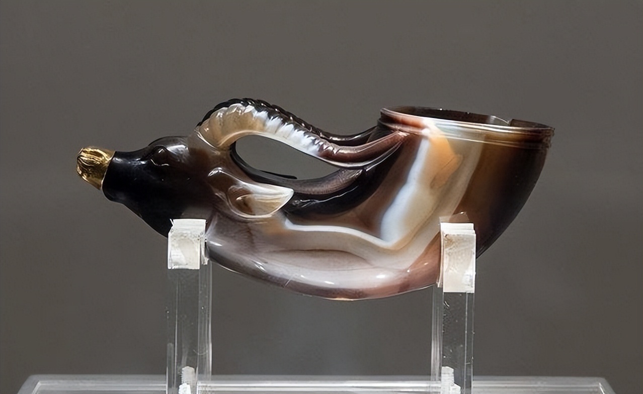 Tang Beast Head Agate Cup: The wine utensils used by the emperors of ...