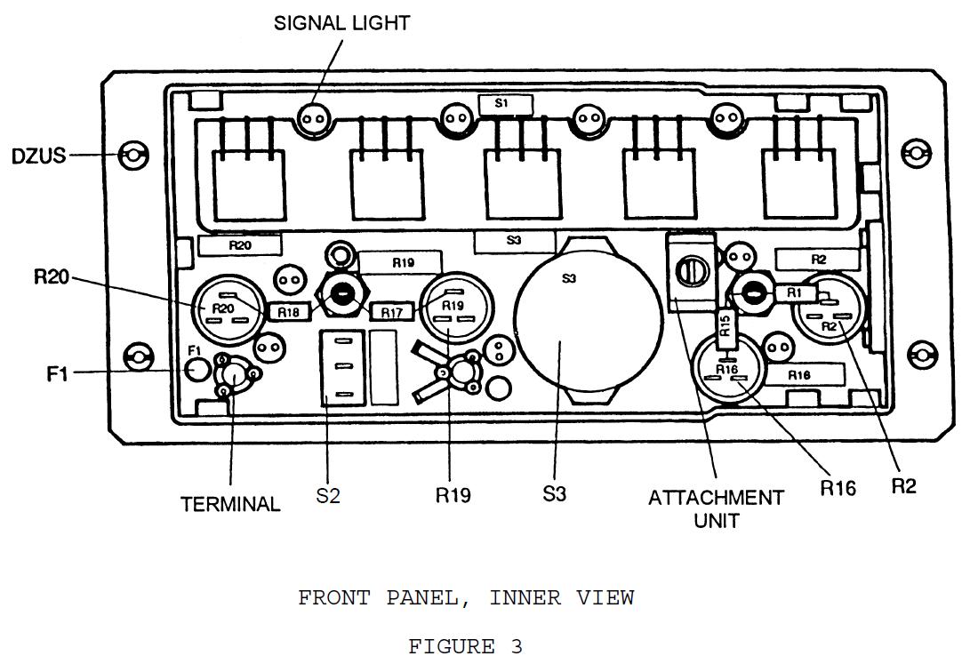 Helicopter Airborne Electronic Equipment CP1976 Audio Control Box ...