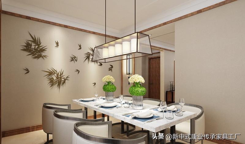 Elegant and quiet new Chinese design, a harmonious home - iNEWS