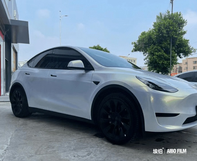 Eber Color Change Film PET Diamond White Charm Gold-Tesla, as dazzling ...