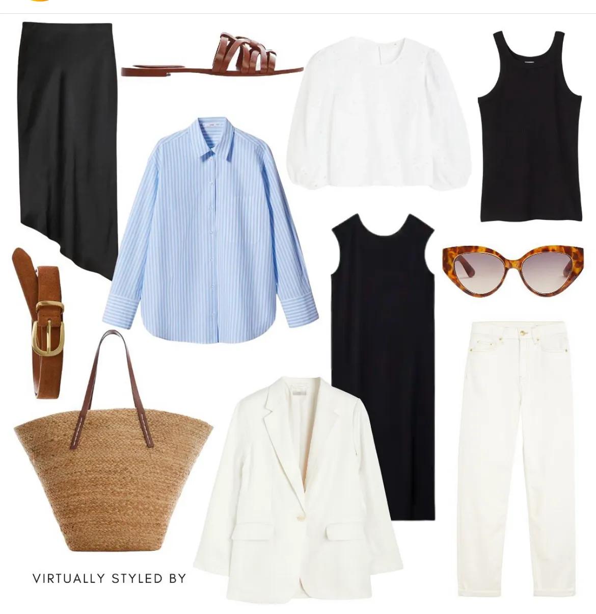 Falling in love with the minimalist style of summer, 7 pieces of ...