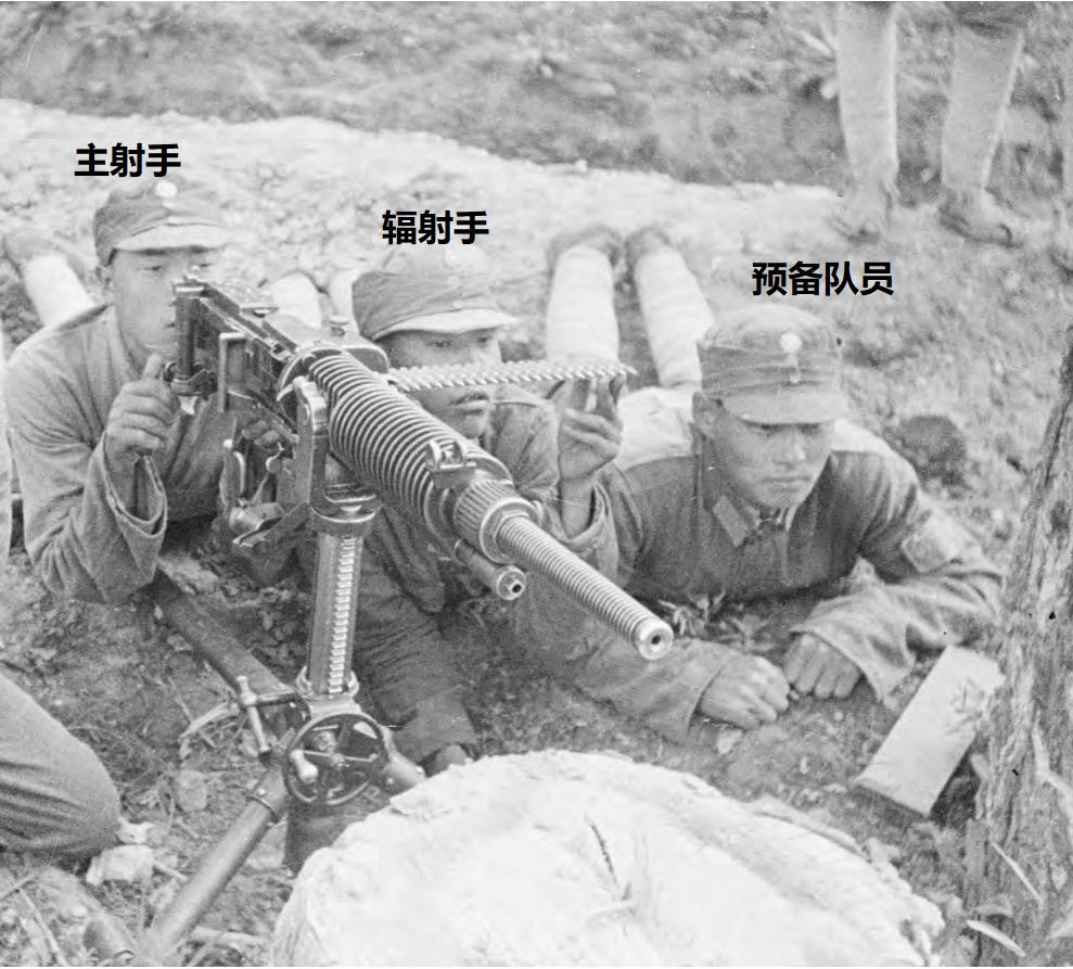 A high-end machine gun company, equipped with 8 heavy machine guns ...