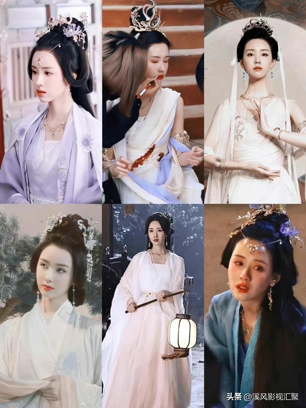 Chen Duling's 8 beautiful ancient costumes, Changyue Jinming played ...