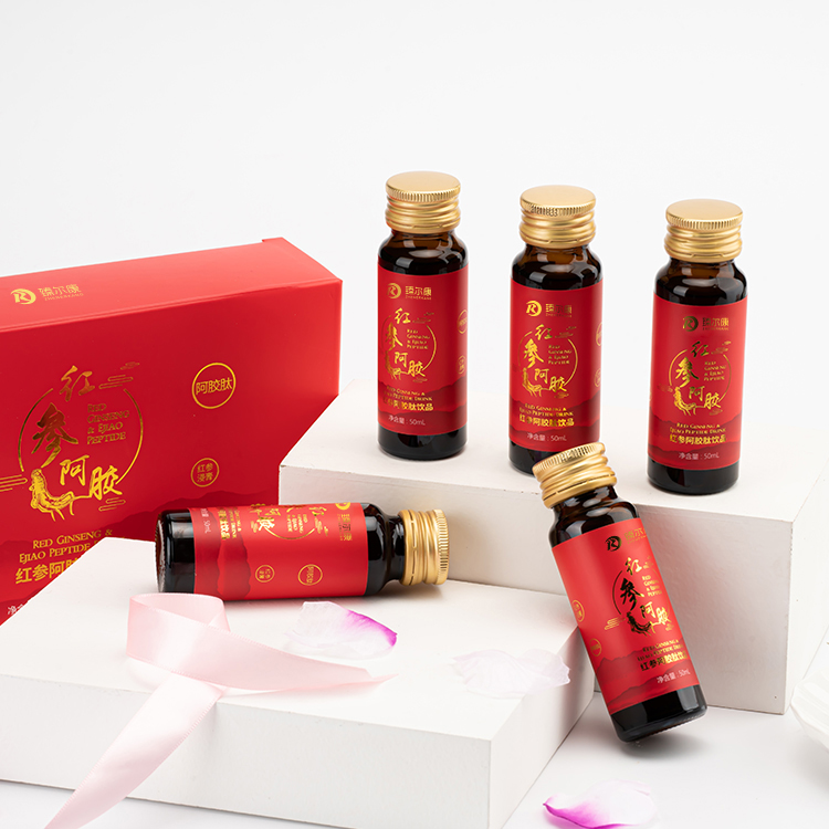 Jizhen Technology Red Ginseng Donkey-hide Gelatin Drink Nourishing ...