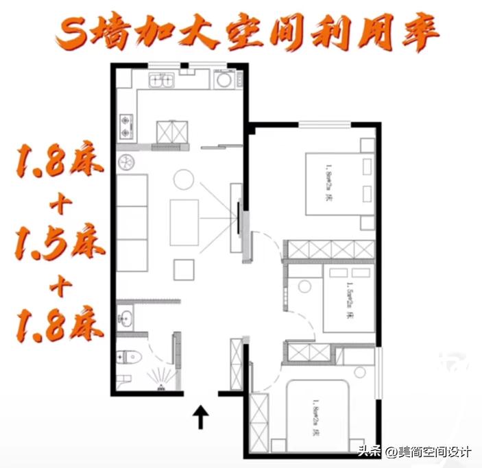 A two-bedroom apartment with an area of 85 square meters is common, and ...