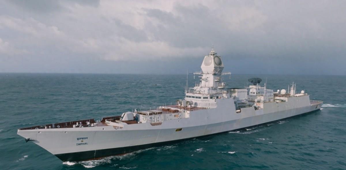 The third P-15B guided missile destroyer of the Indian Navy has been ...